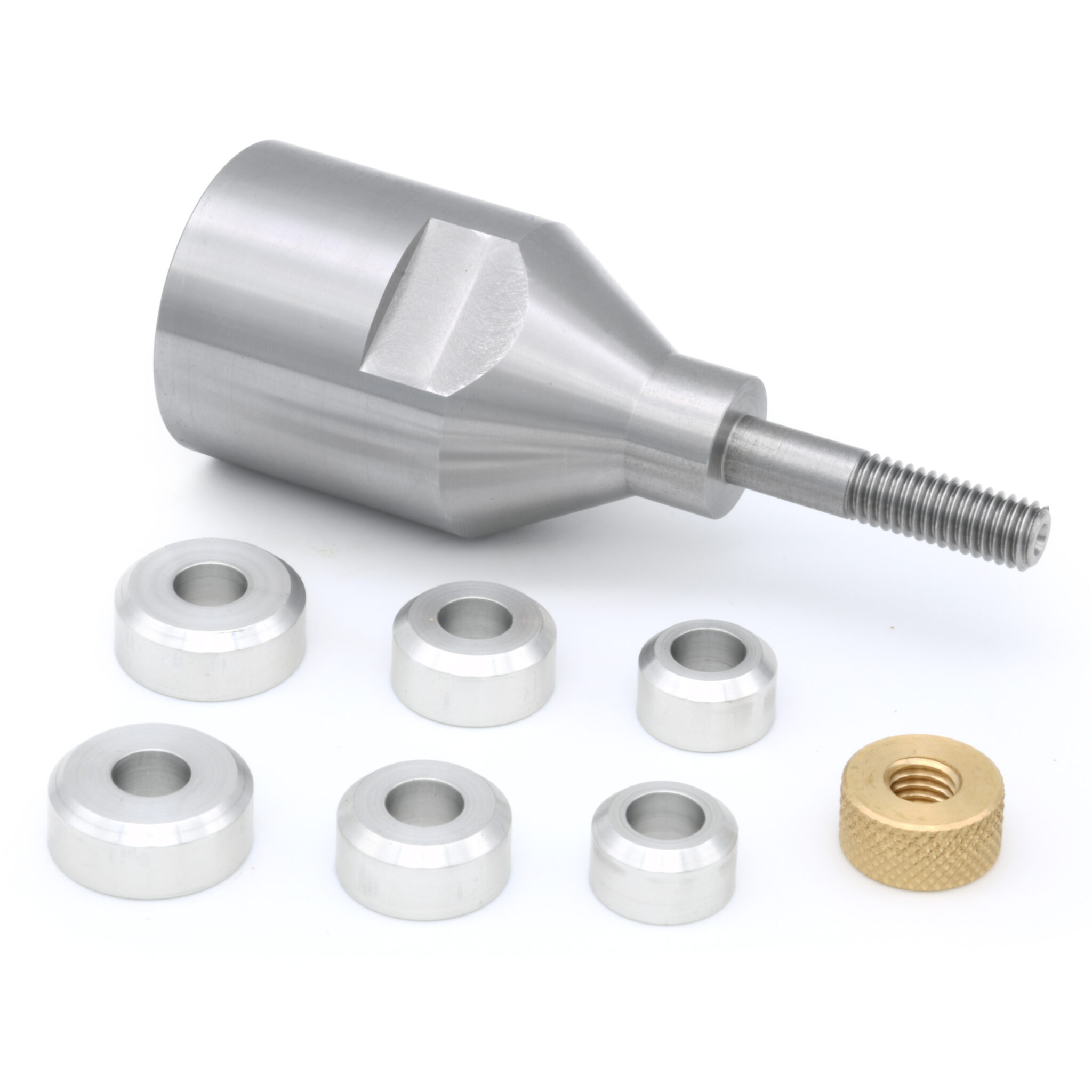 Rotur Ring Mandrel Kit with Bushings and Brass Nut for turning rings 3 ...
