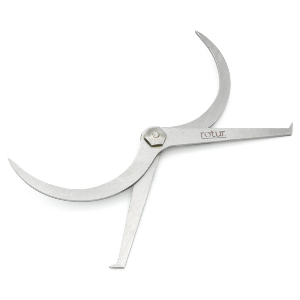 Rotur 4"/8" Inside/Outside caliper with pointed ends and firm joint ...